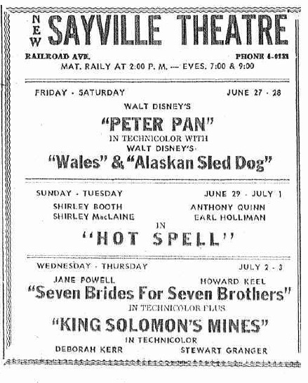 About - Sayville Theater